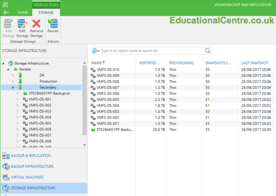 First Look - Leveraging the Nimble Secondary Flash Array with Veeam ...