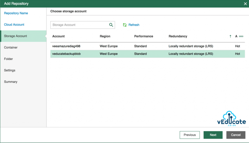 Veeam Backup for Microsoft Azure - Getting Started: Setting up the ...