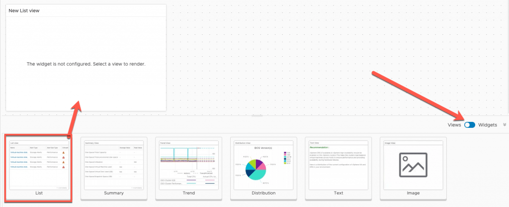 How to build a vROPs dashboard for tracking Total VMs deployed and Growth Trend