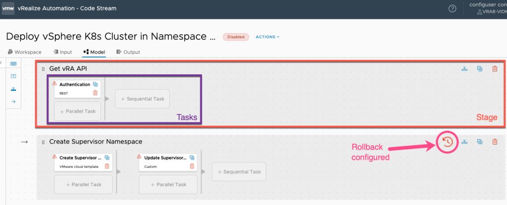 Using vRA to deploy vSphere with Tanzu namespaces & clusters
