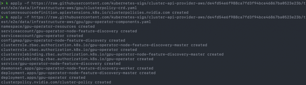 Deploying Nvidia GPU enabled Tanzu Kubernetes Clusters