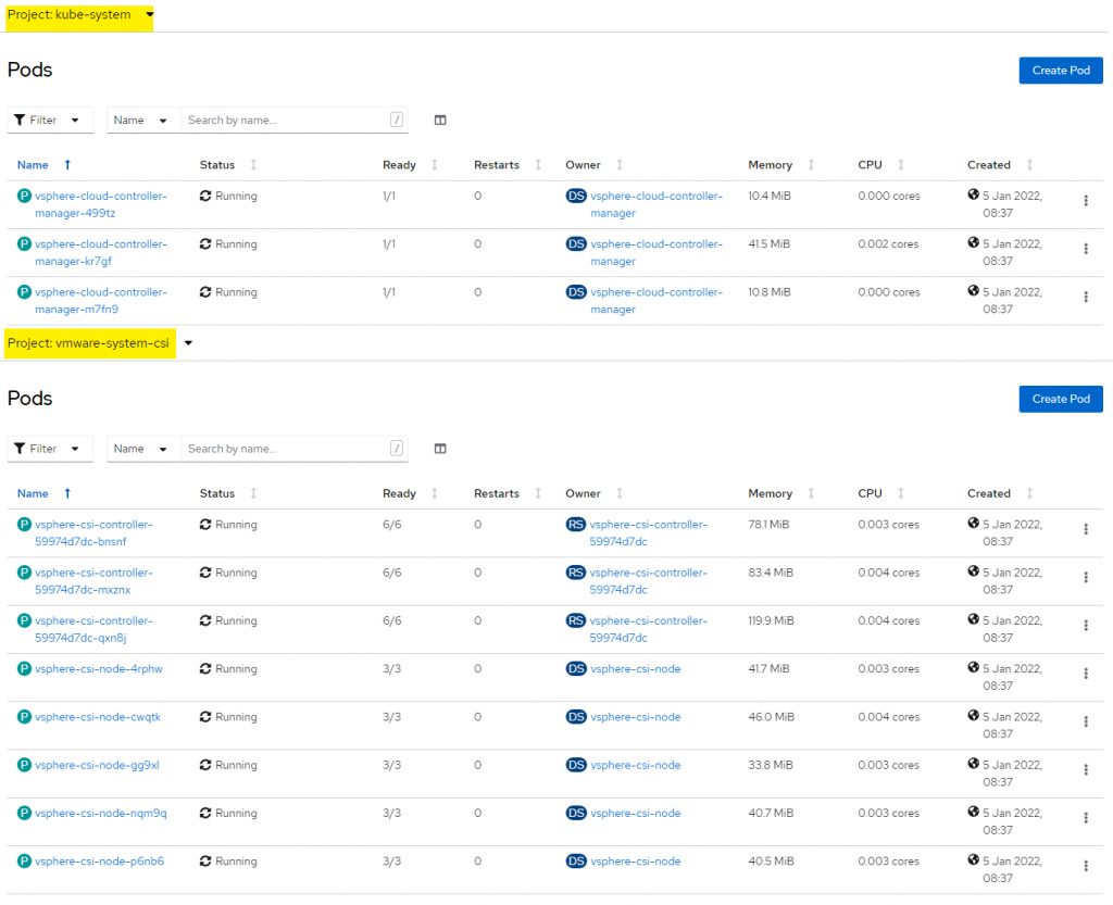 Using vSphere Kubernetes Driver Operator with OpenShift