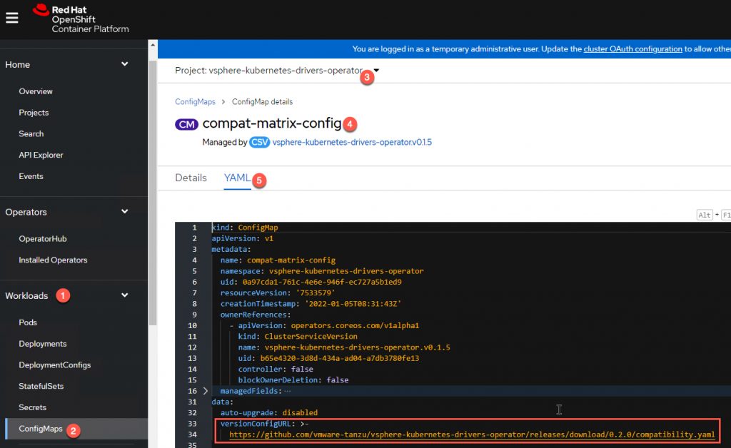 Using Vsphere Kubernetes Driver Operator With Openshift