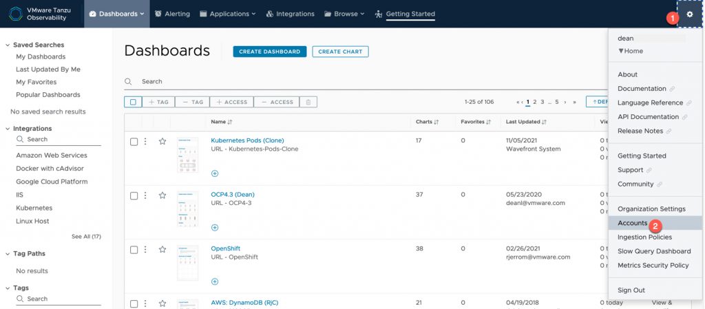 Tanzu Observability - First look at monitoring OpenShift & VMware Cloud ...