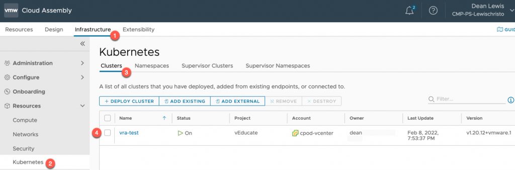 Deploying vSphere with Tanzu Clusters using vRA and Cluster Plans