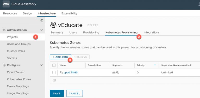 Deploying vSphere with Tanzu Clusters using vRA and Cluster Plans