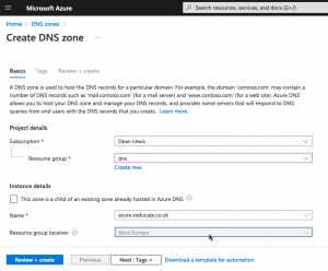 Configuring DNS Delegation from CloudFlare to Azure DNS